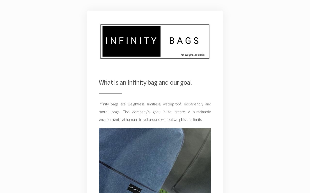 Infinity Bags™